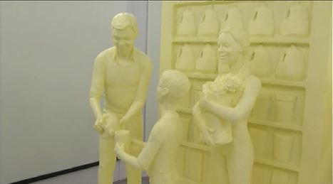 Conshohocken Artist Jim Victor's Annual Butter Sculpture - MoreThanTheCurve