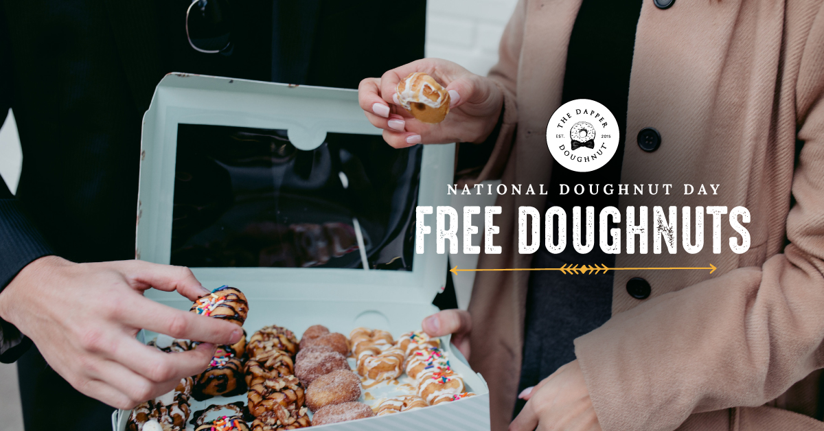 The Dapper Doughnut Celebrating National Donut Day with Free Doughnuts ...