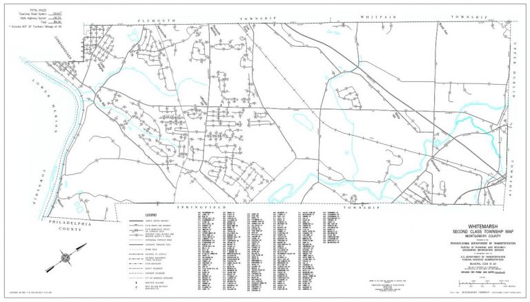 Township of Whitemarsh - PennDOT Map - September 2018 - One ...