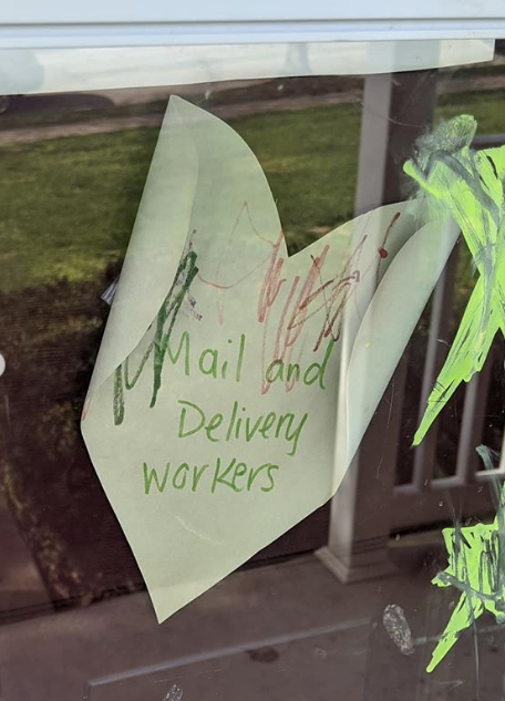 Mail carrier shares signs and notes from Conshohocken offering ...