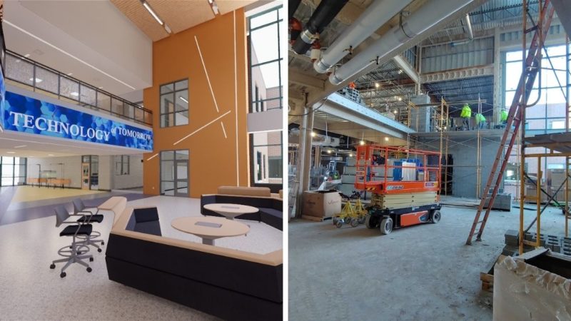 Architect gives update on construction of Colonial Middle School ...