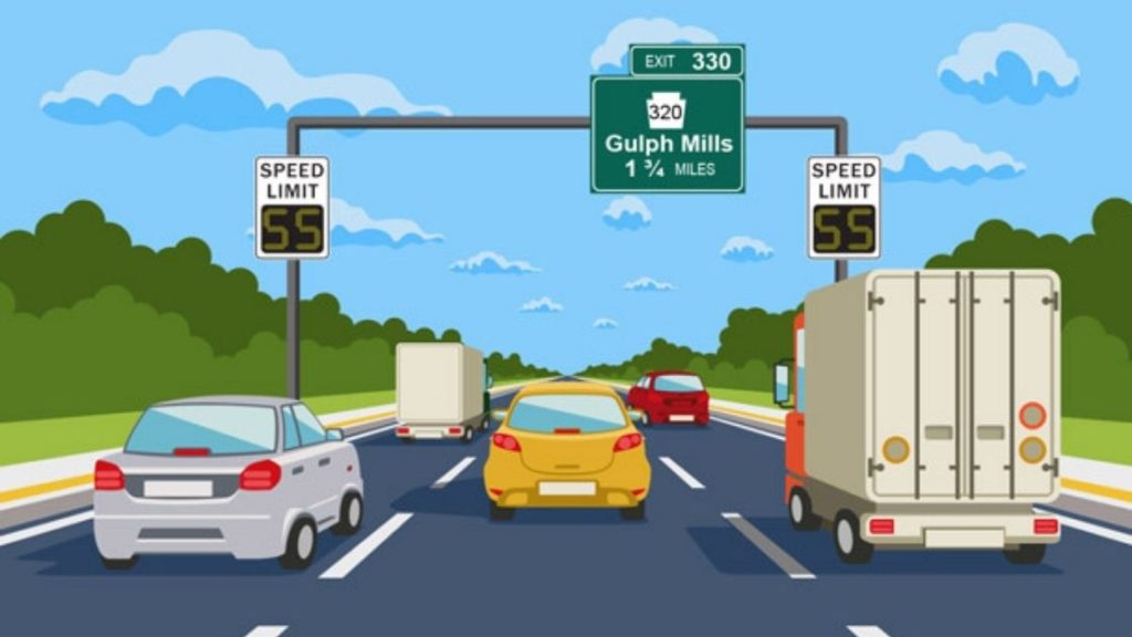 Variable Speed Limit System activated on Schuylkill Expressway between ...