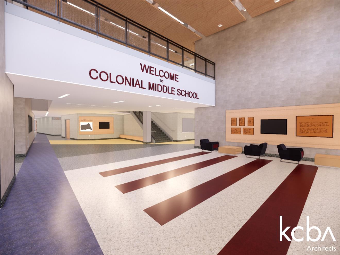 Renderings and current photos of two locations within under ...