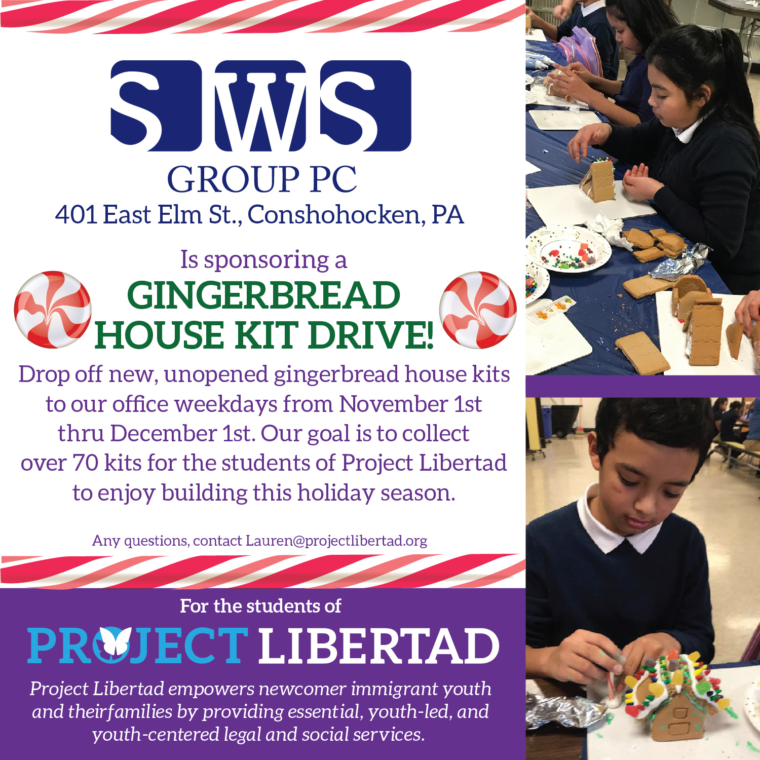 Donate gingerbread house kits this holiday season for immigrant youth ...