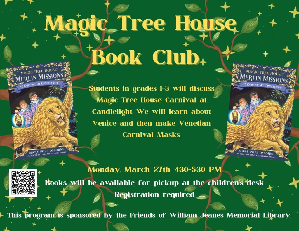 Magic Tree House Book Club – Carnival at Candlelight - MoreThanTheCurve