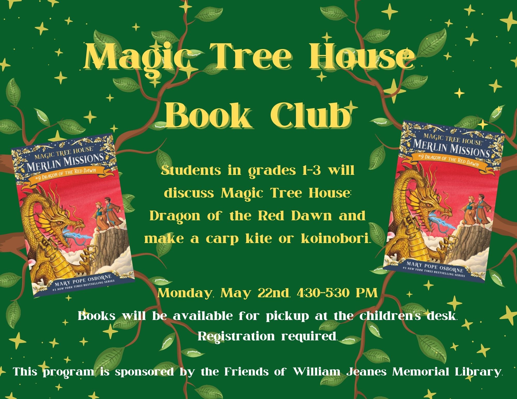Magic Tree House Book Club: Dragon of the Red Dawn - MoreThanTheCurve