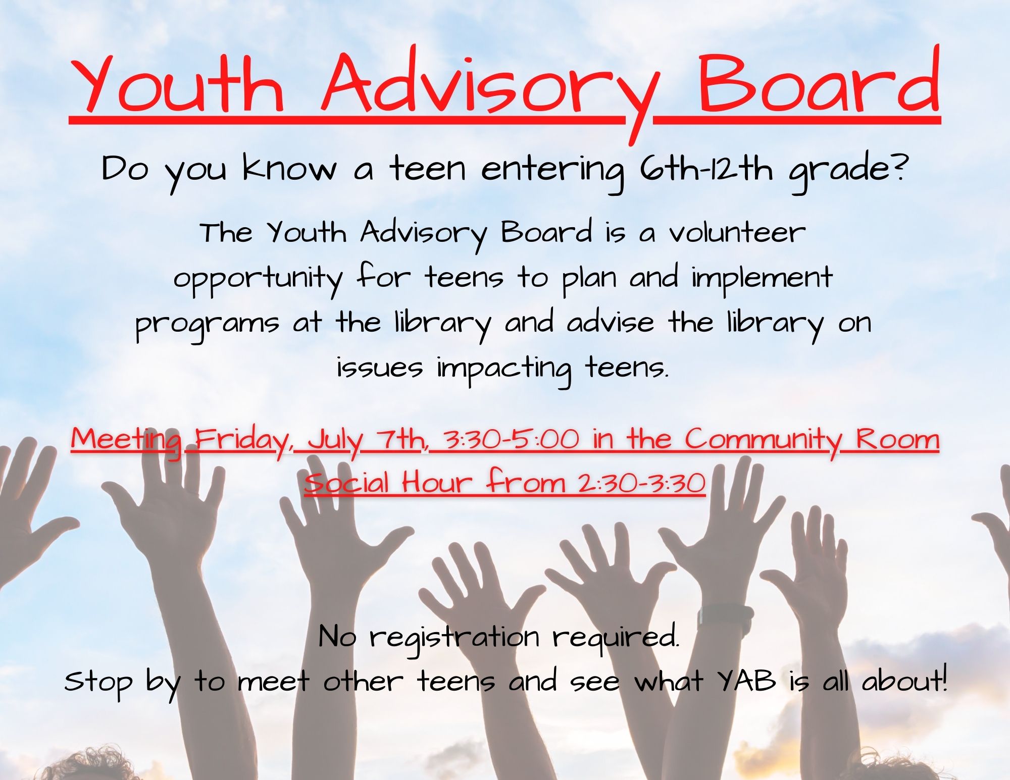 Youth Advisory Board Meeting - MoreThanTheCurve