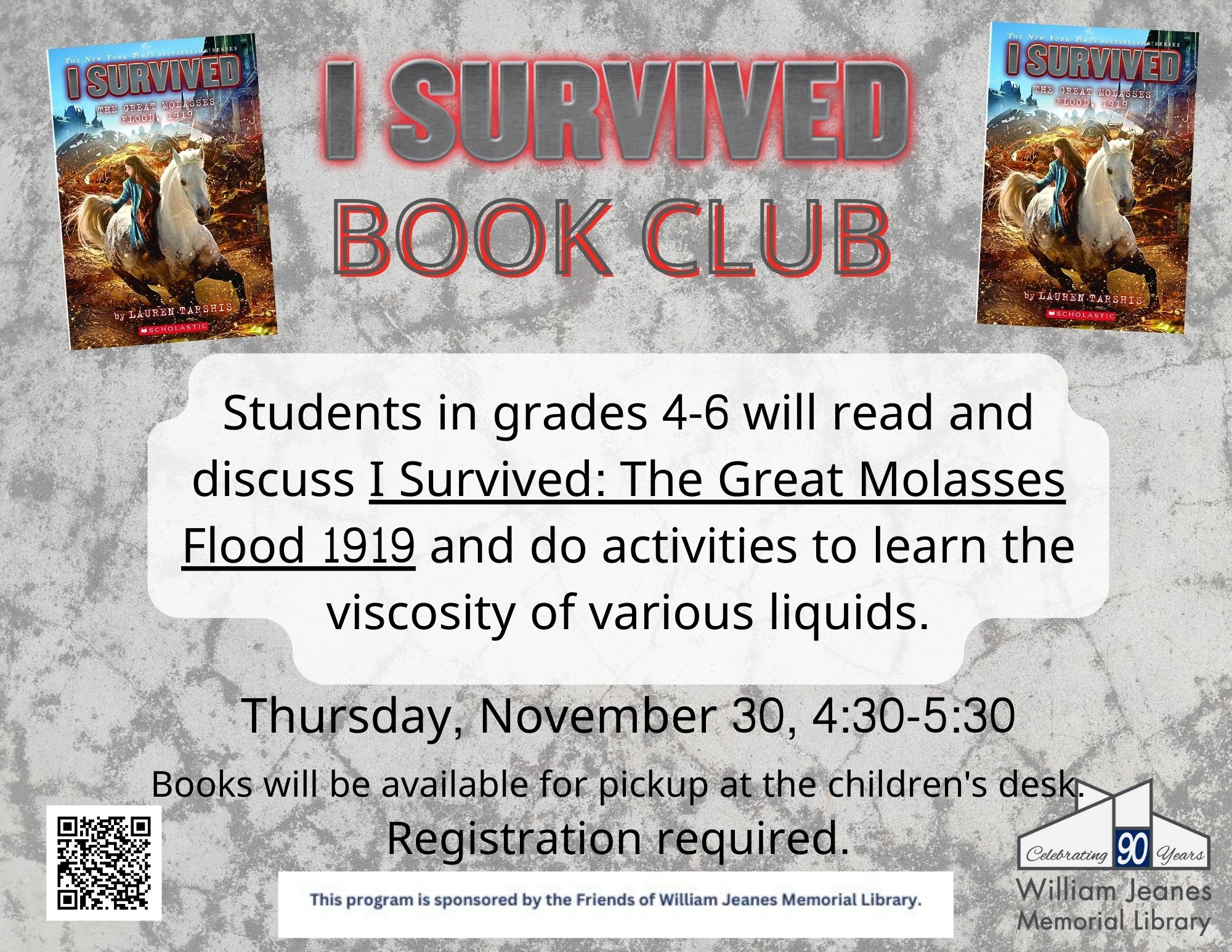 I Survived Book Club: The Great Molasses Flood, 1919 - MoreThanTheCurve