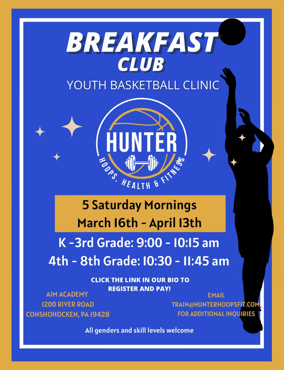 Registration open for Hunter Hoops Breakfast Clinic in March and April ...