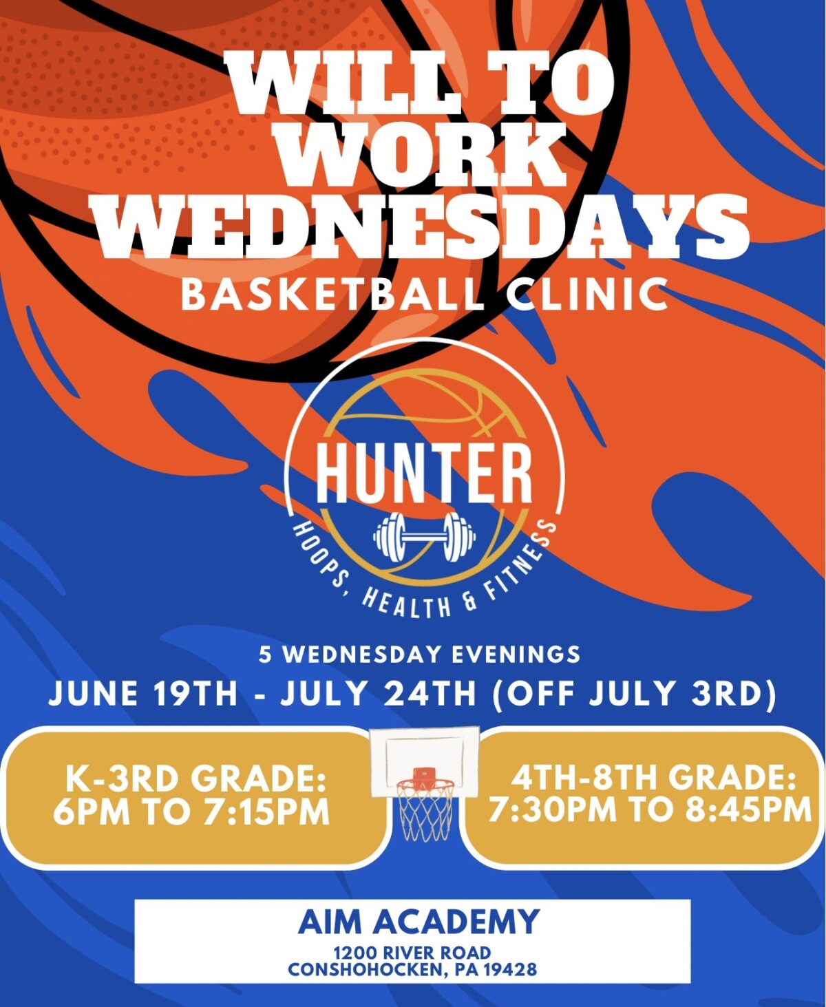 Registration open for Hunter Hoops' Will to Work Wednesdays Basketball ...