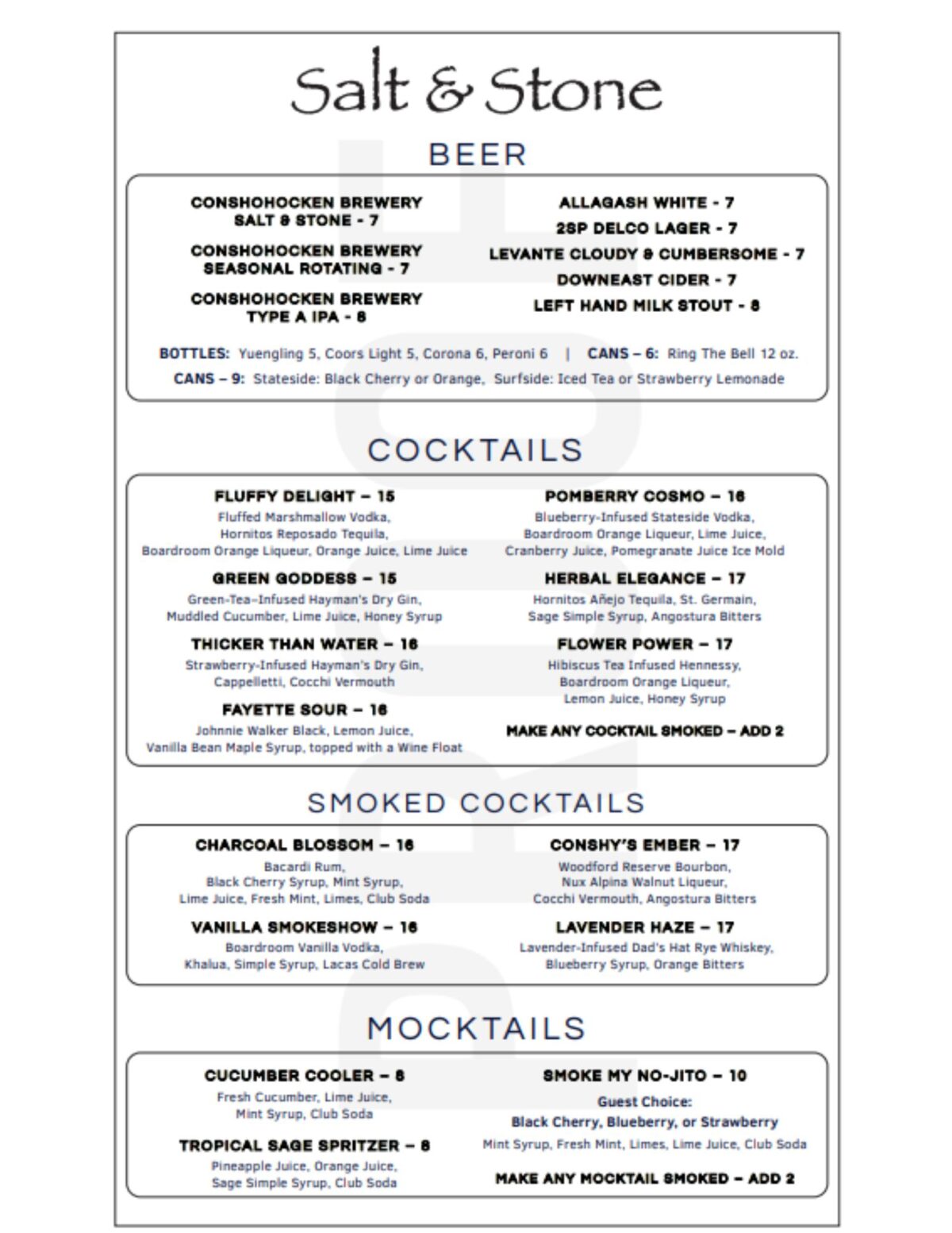 Salt & Stone preparing to open in Conshohocken - MoreThanTheCurve