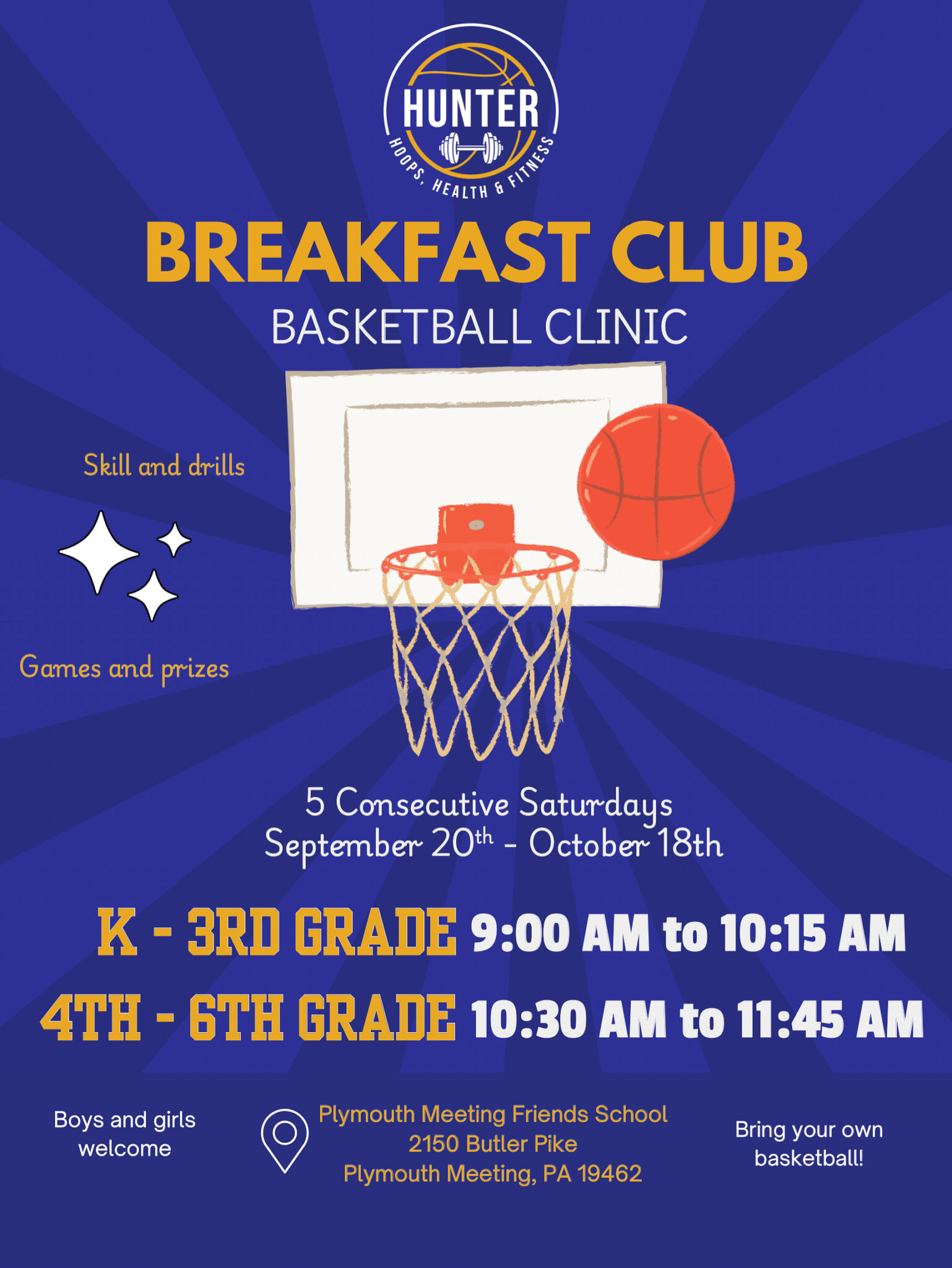 Registration open for Hunter Hoops Breakfast Club clinic in Plymouth ...