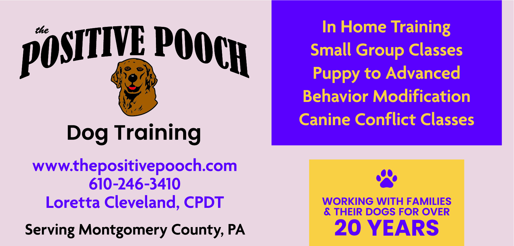 The Positive Pooch has three types of classes for dogs set to begin in ...
